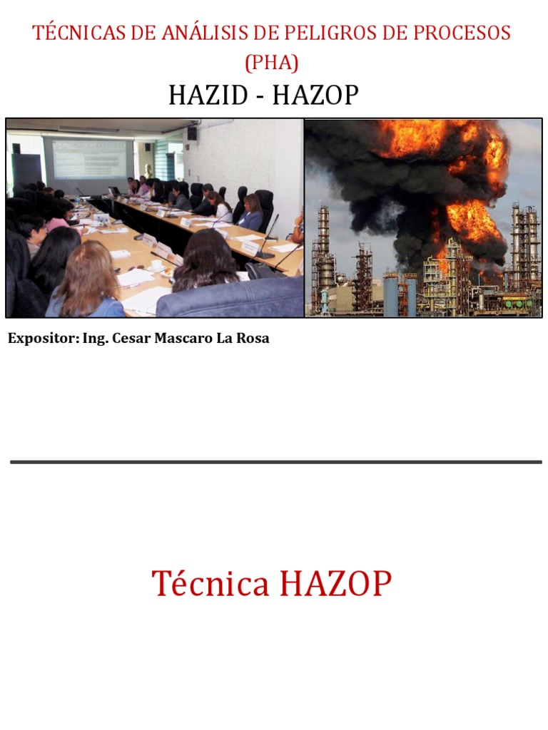 Lección #5 PHA HAZID HAZOP | PDF