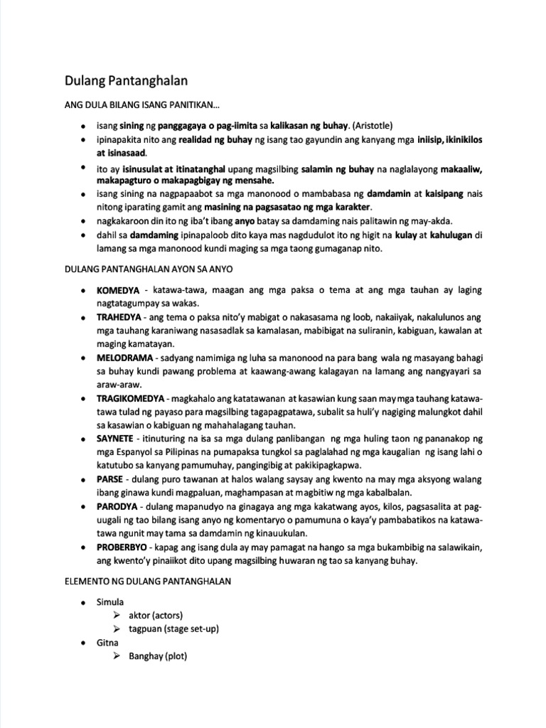 PDF Filipino 2nd Quarter Reviewer Grade 10 Compress | PDF