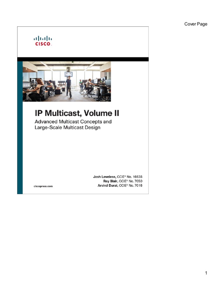IP Multicast, Volume II | PDF | Routing | Computer Network
