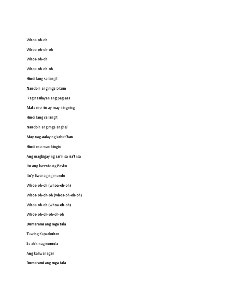 Script For Christmas Philippines | PDF