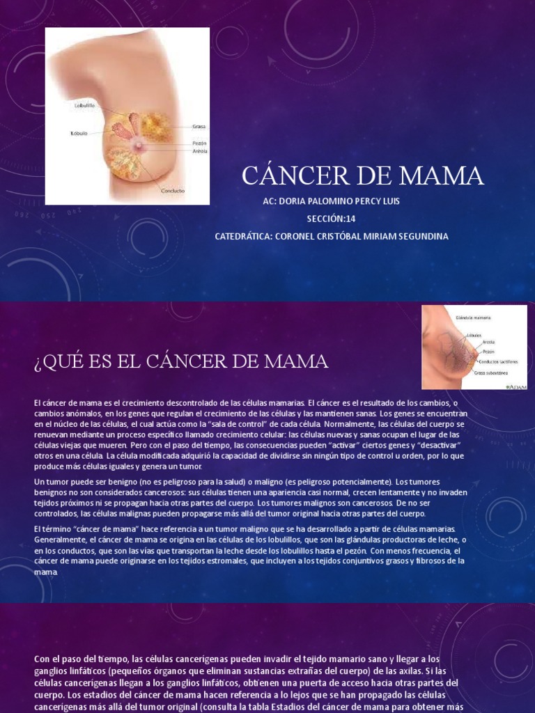 Cáncer de Mama | PDF | Cáncer | Cáncer de mama