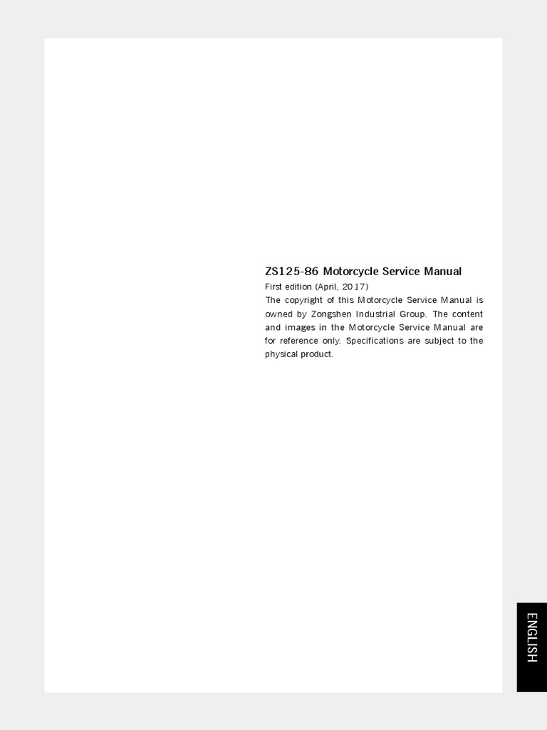 Manual z125-85 | PDF | Machines | Mechanical Engineering