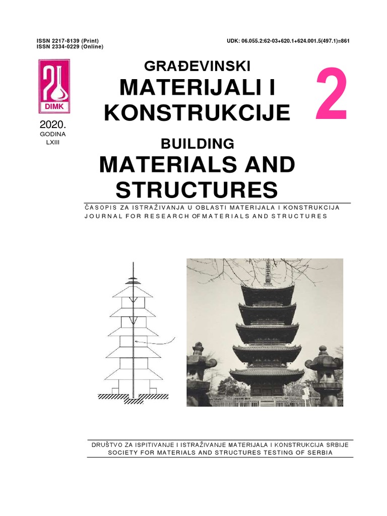 Building Materials and Structures - 2/2020 | PDF | Fatigue (Material) | Welding