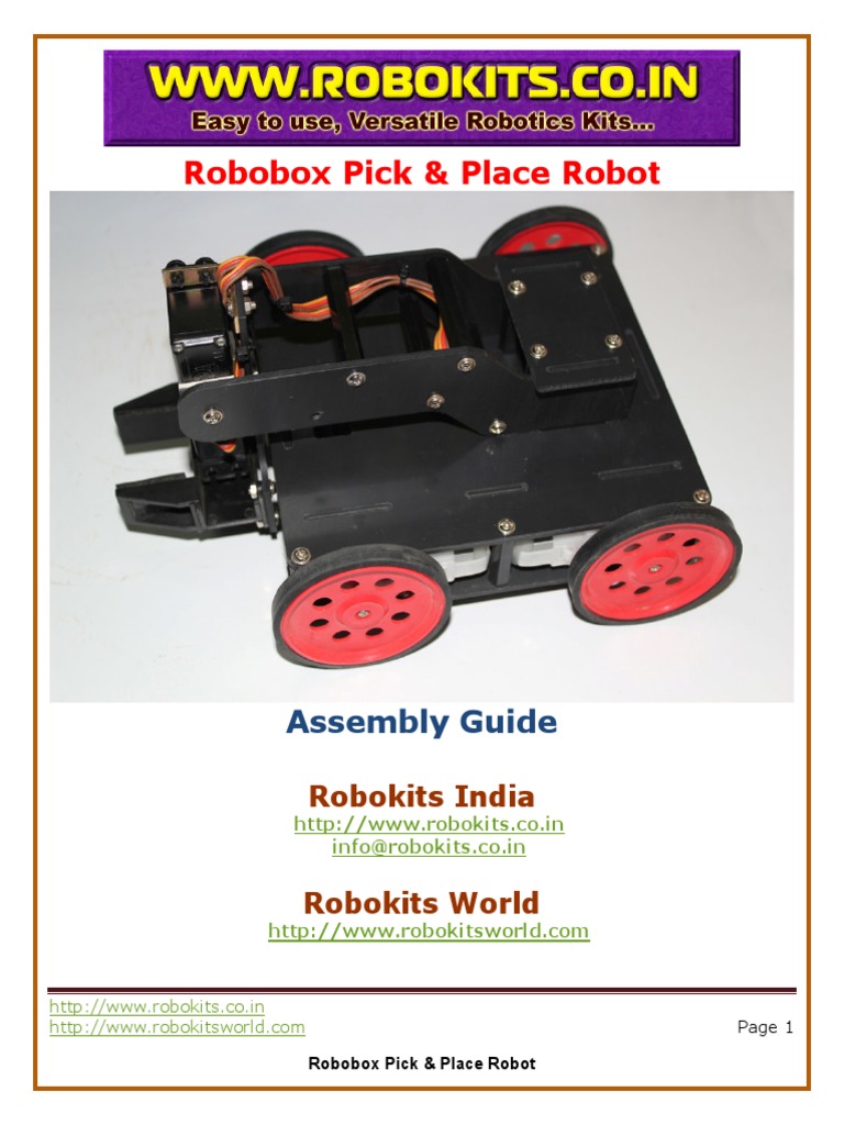 Robobox Tutorial | PDF | Electrical Connector | Robot