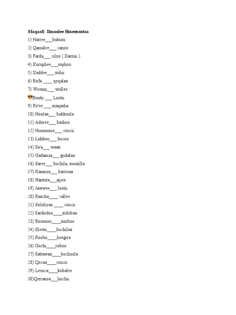 Maqaafi Ilmoolee Bineensotaa | PDF