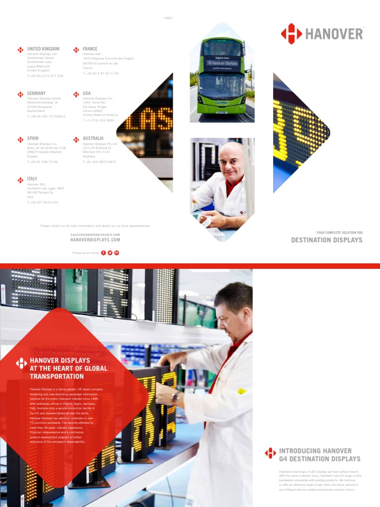 Hanover G4 Product Brochure ENGLISH Lores Spreads | PDF | Light ...