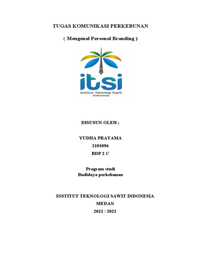 Membangun Personal Branding di ITSI | PDF