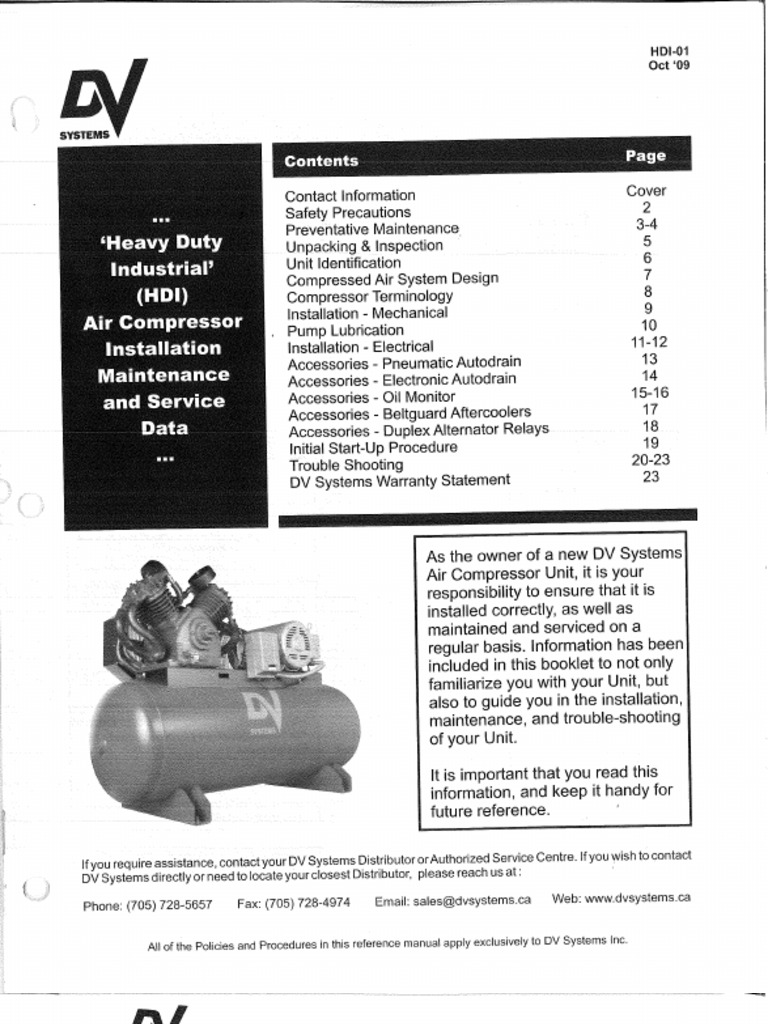 DVair 247 Compressor Pump | PDF