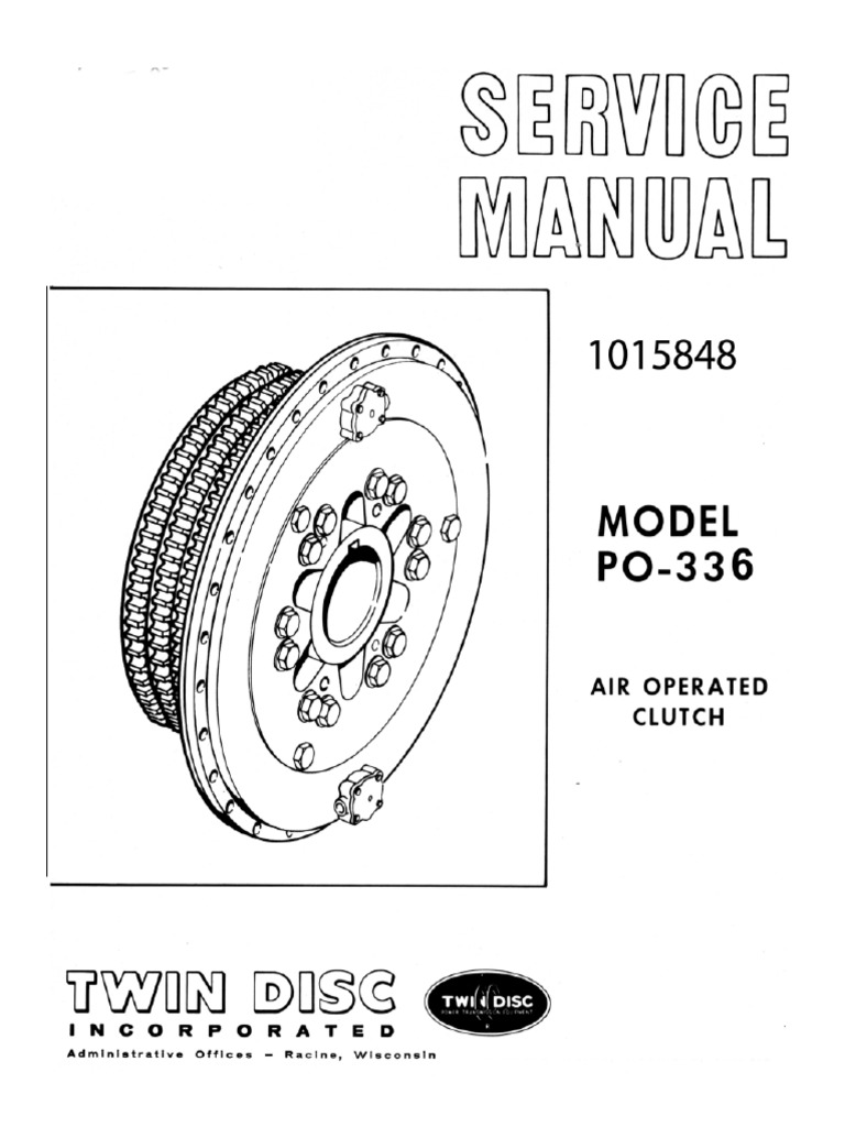 Po336 Service Manual | PDF | Screw | Manufactured Goods