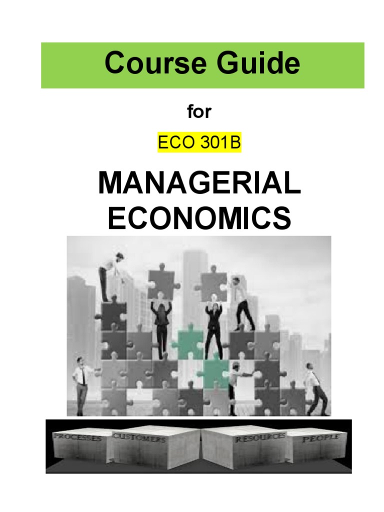 Man Econ Course Guide | PDF | Economics | Imperfect Competition