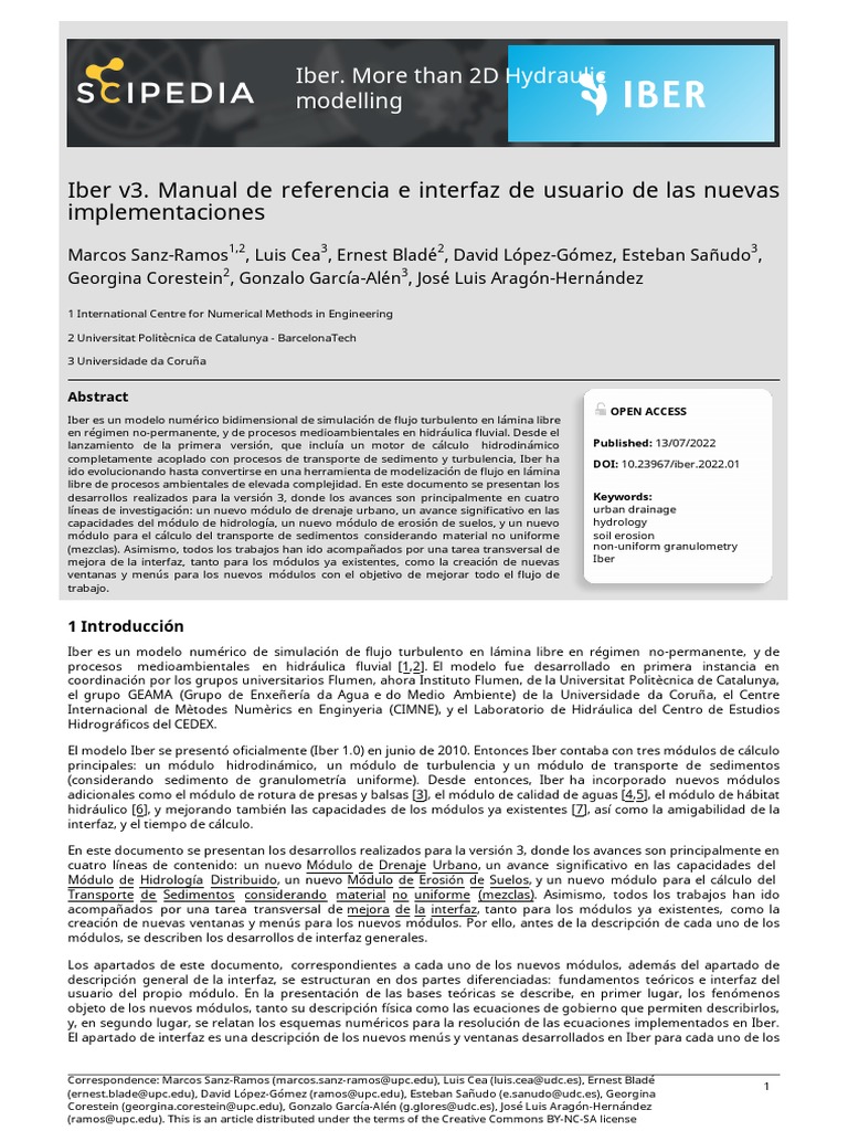 Manual Iber V3 | PDF