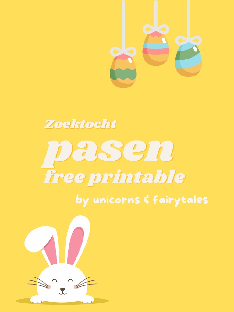 Zoektocht Pasen | PDF