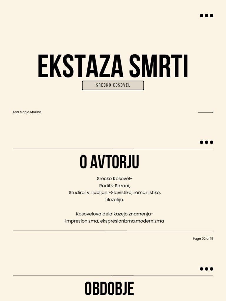 Ekstaza Smrti | PDF