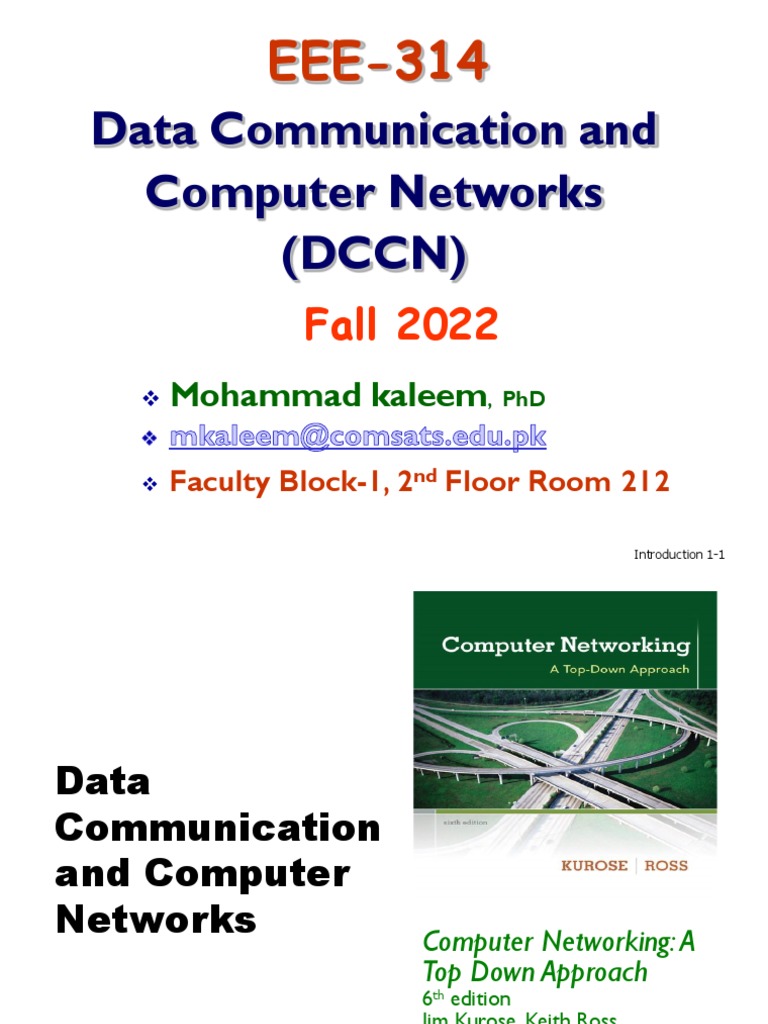 Chapter 1 V6.1 | PDF | Computer Network | Transmission Medium