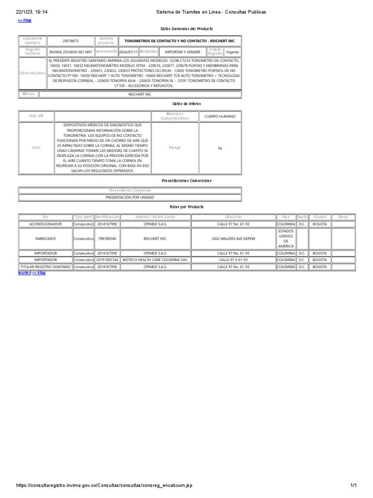 Sistema de Tramites en Linea - Consultas Publicas | PDF
