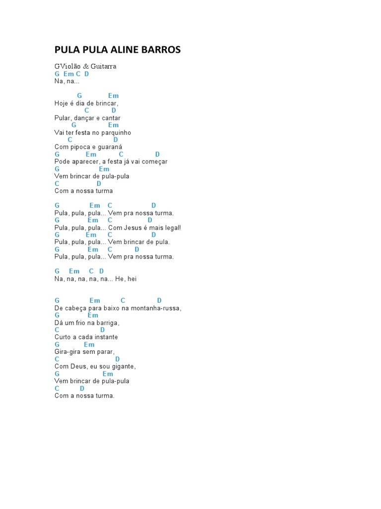 Pula Pula Aline Barros | PDF