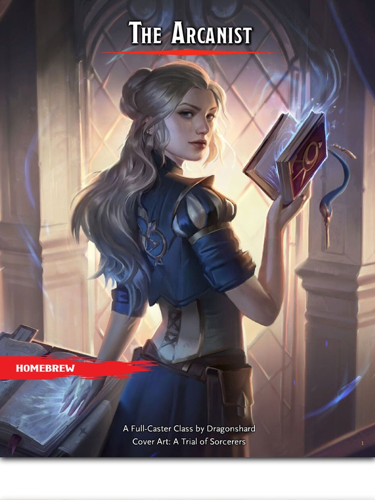 The Arcanist - A Fullcaster Class - GM Binder | PDF
