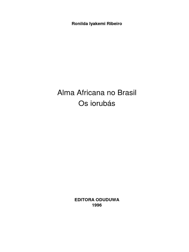 Alma Africana No Brasil | PDF | Tempo | África