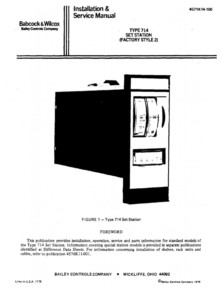 714 Set Station | PDF