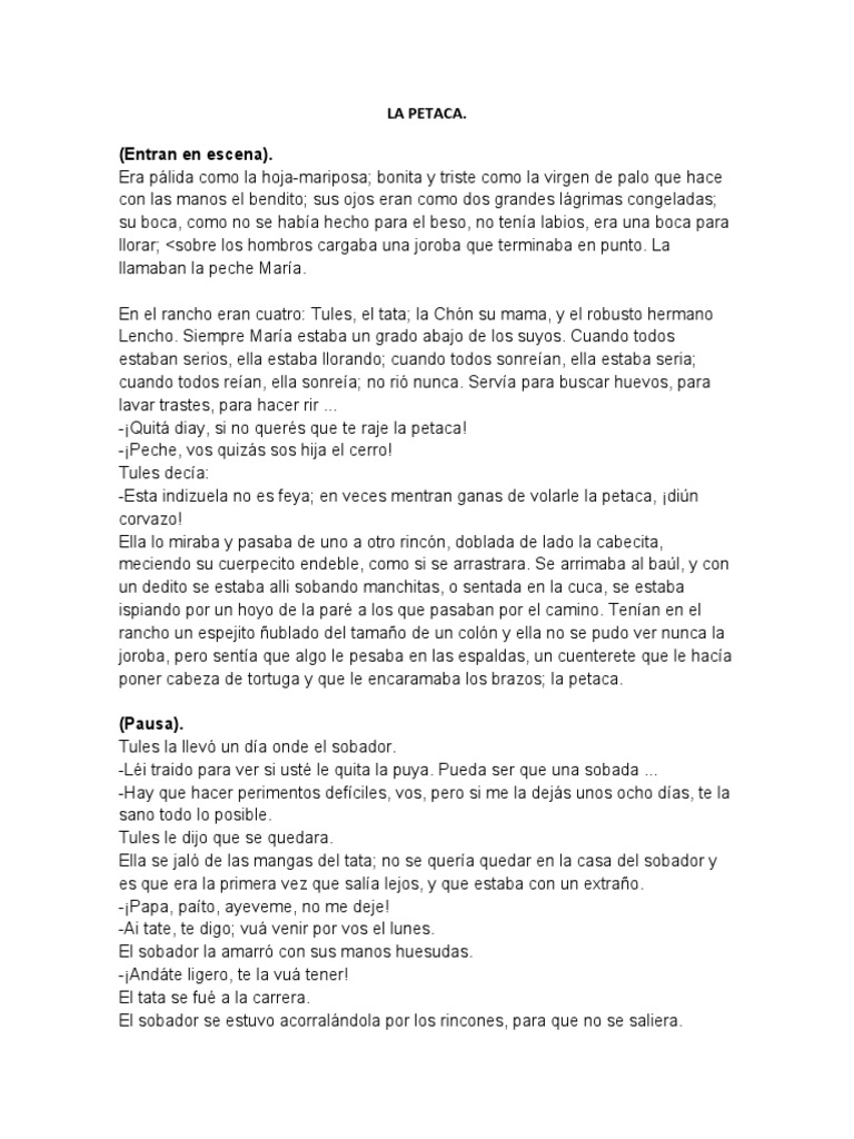Obra La Petaca | PDF