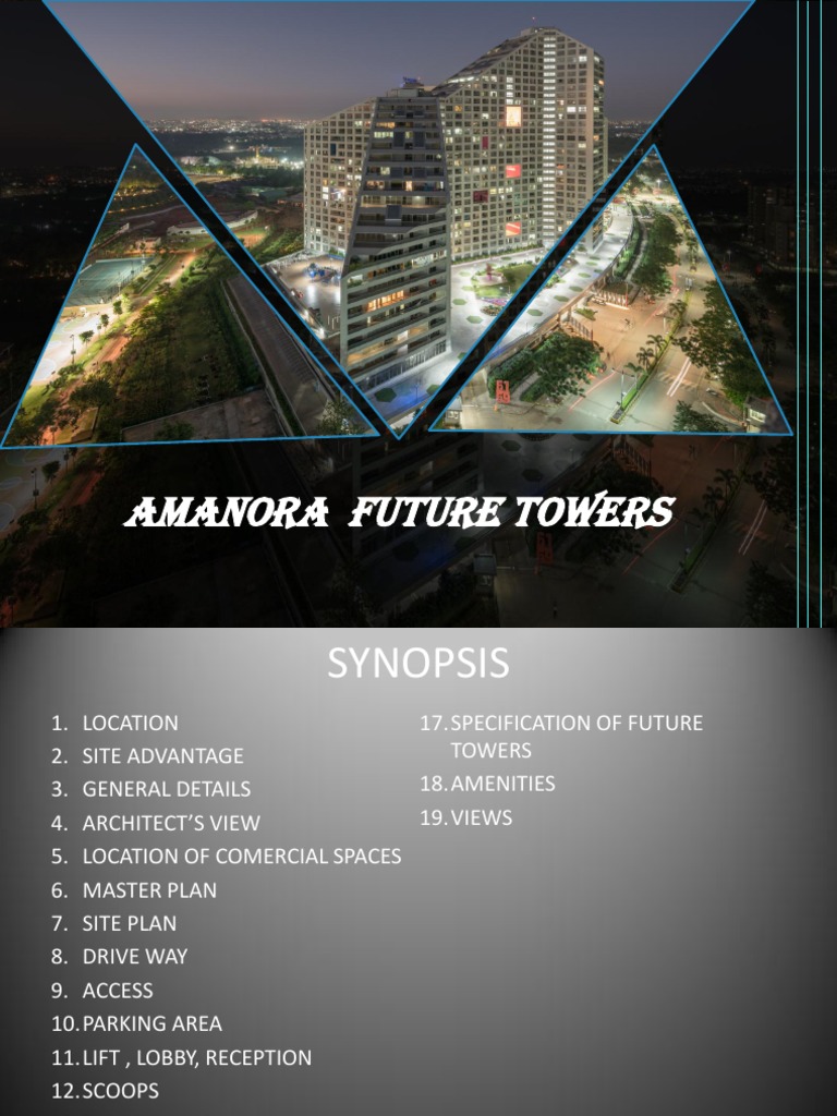 Amanora Future Towers Net Case Study (INTERNATIONAL) | PDF | Elevator | Bathroom