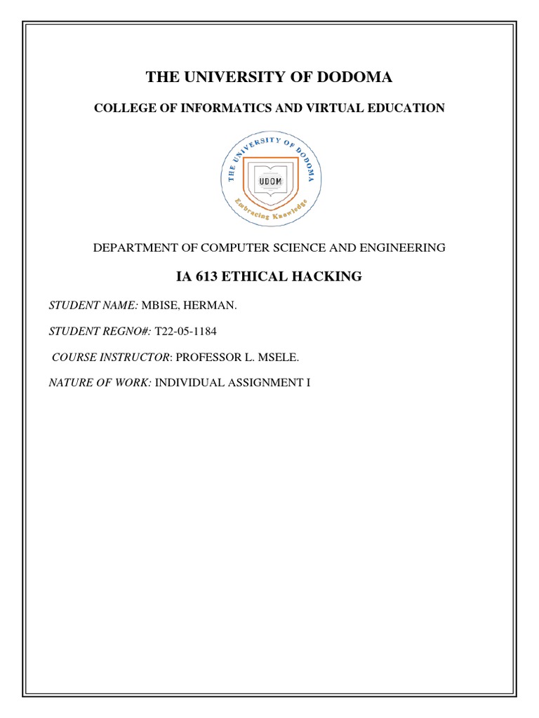 Ethicalnhacking Lab 1 Setup | PDF | Virtual Machine | Operating System