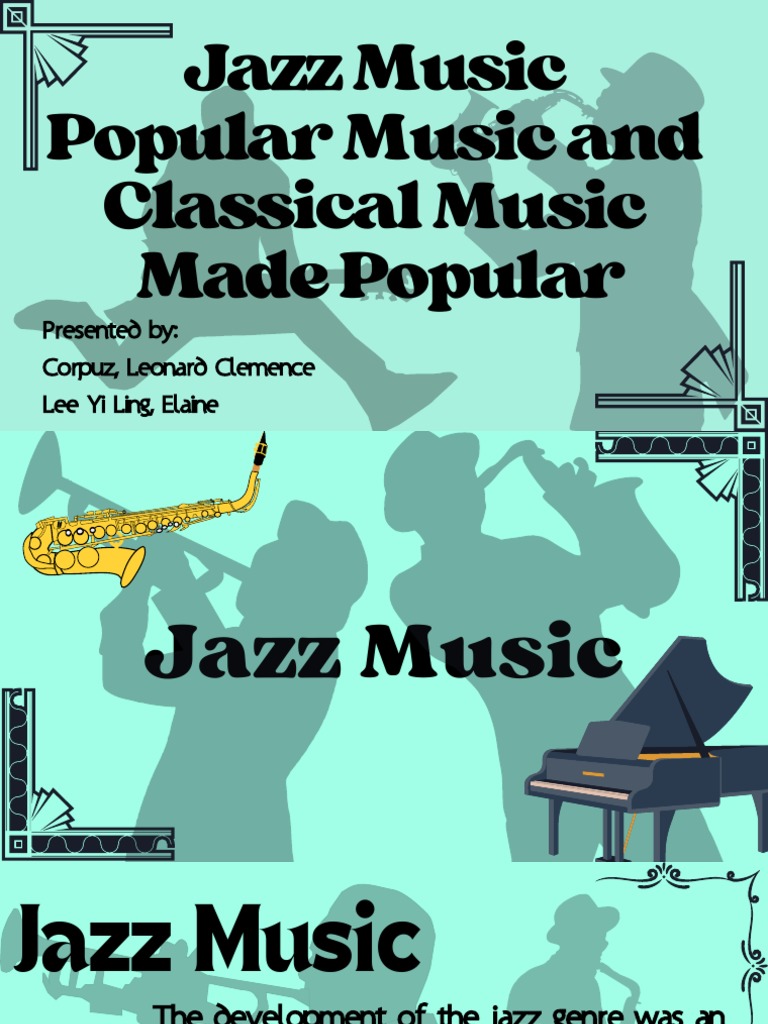 Jazzy Popular But Classical Music Made Popular | PDF | Jazz | Ragtime