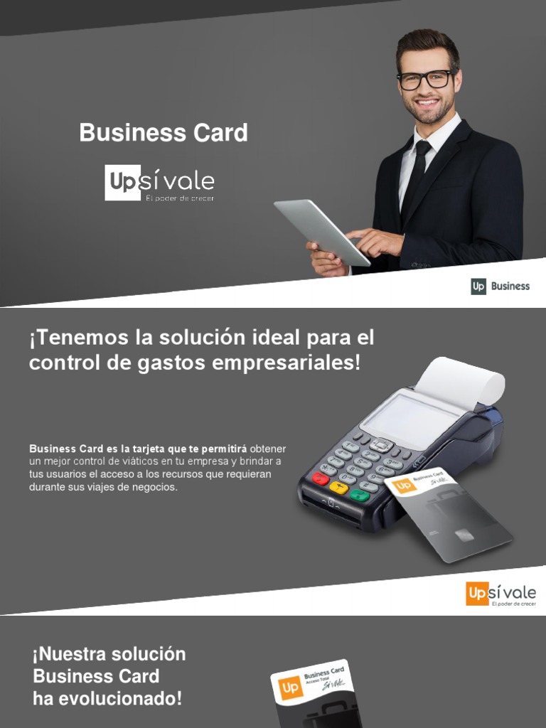 Up Si Vale Business Card 01 | PDF | Bancos | Economias