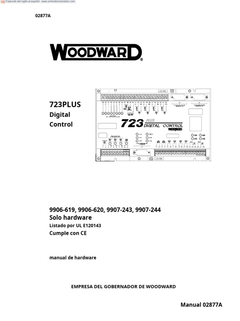 Woodward 723 Hardware - E.en - Es | PDF | Placa de circuito impreso ...