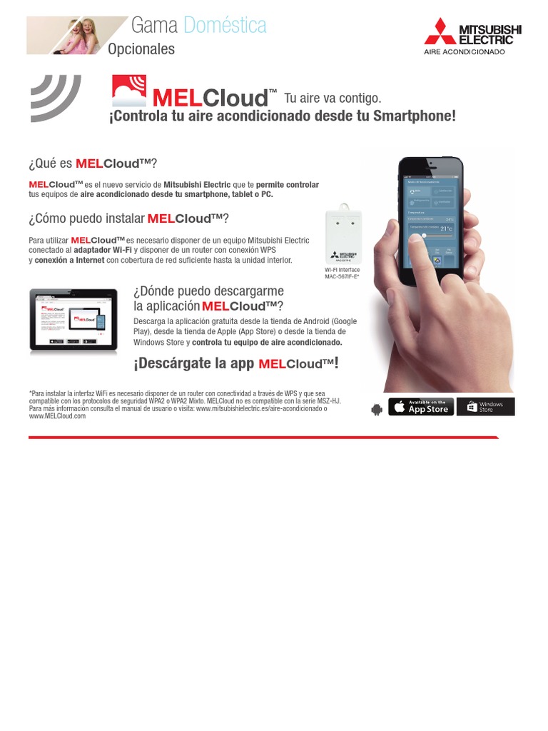 Sistema MELCloud Mitsubishi | PDF
