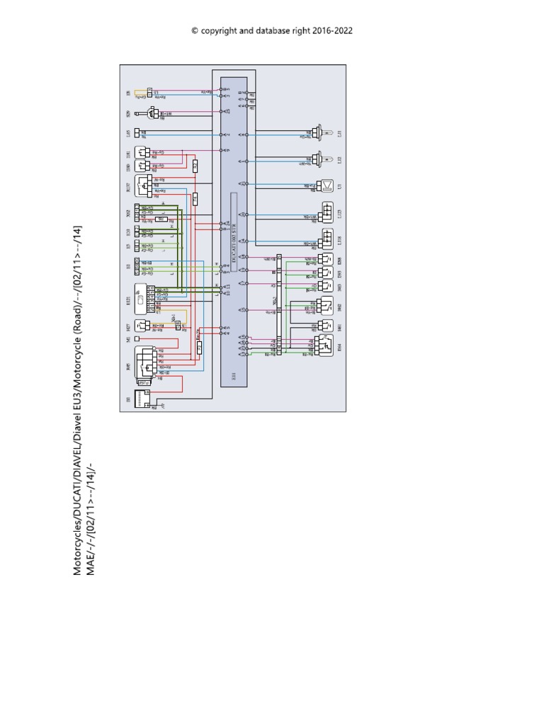 Diavel Instrument Panel Wiring Diagram | PDF