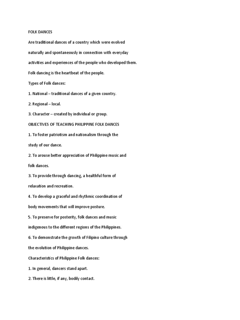 Folk Dance | PDF | Dances | Partner Dance