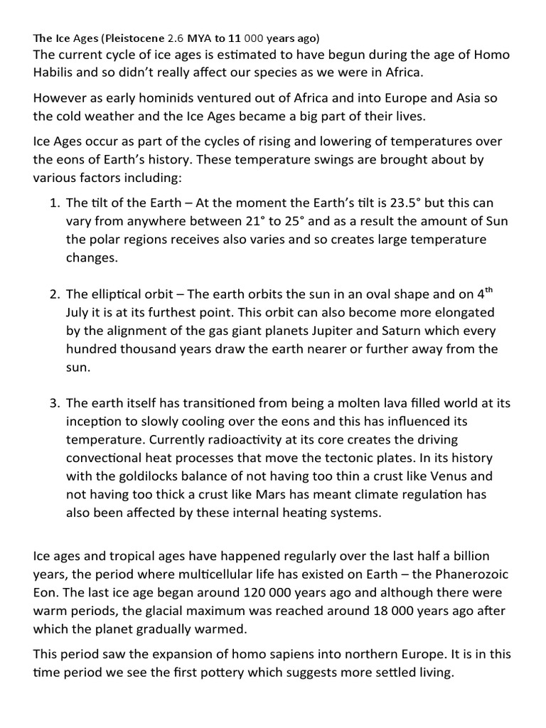 L11-12 G 210924-27 Ice Ages | PDF | Earth | Ice Age