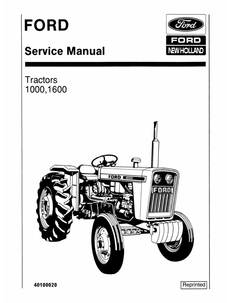Fdocuments - in - Ford 1600 Tractor Service Repair Manual 1592837592 | PDF