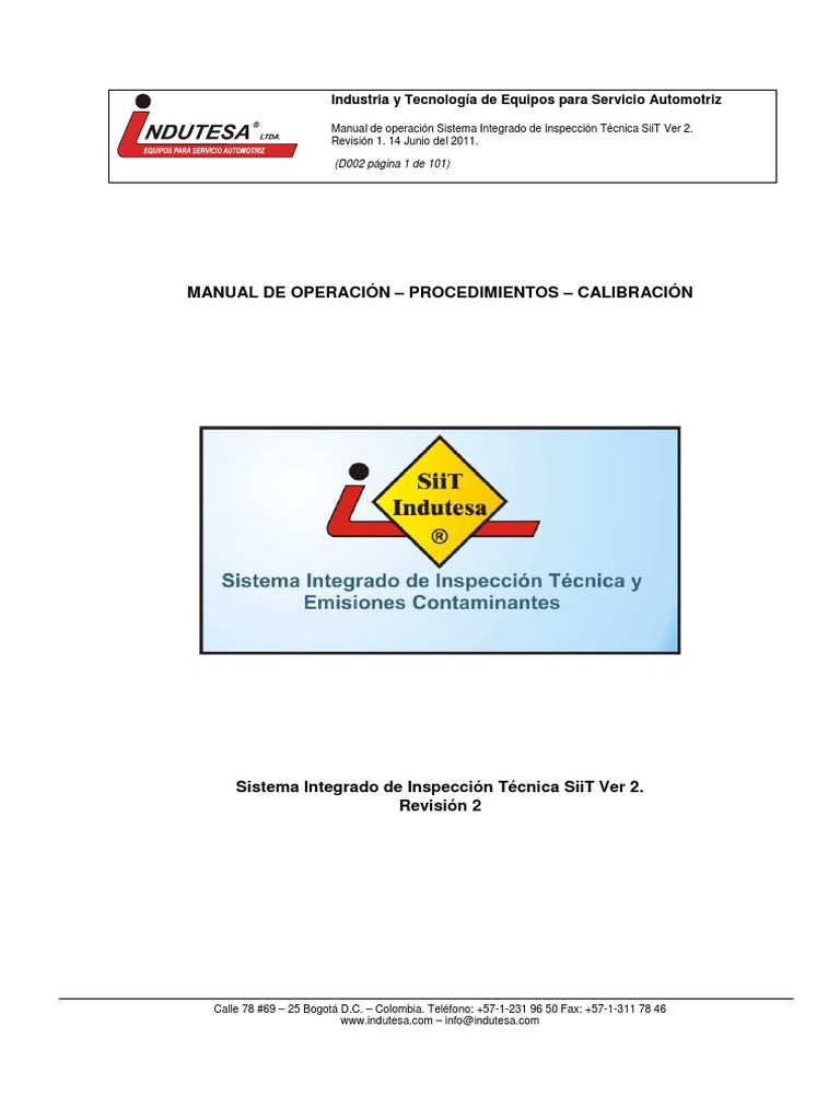 D002 MANUAL DE OPERACIÓN SiiT V2 Rev 2 | PDF | Archivo de computadora ...