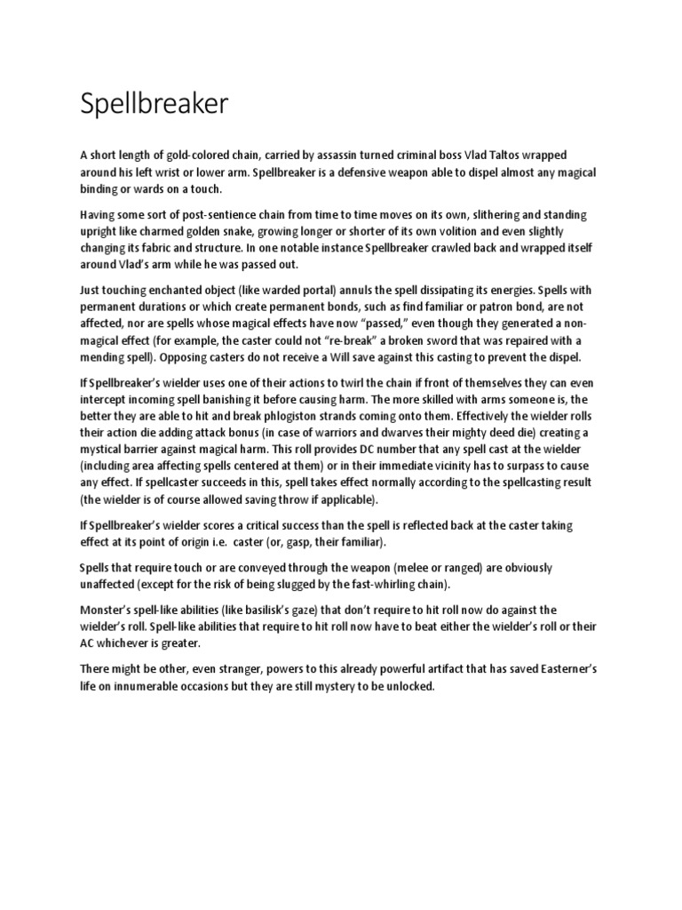 Spellbreaker | PDF