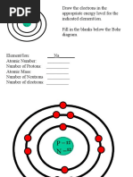 Bohr Diagrams for Ions and Atoms | PDF | Ion | Atoms
