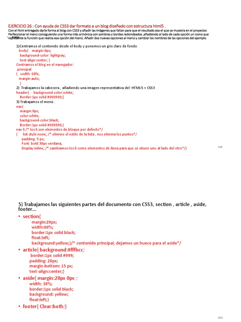 Blog HTML5 Con CSS3 | PDF