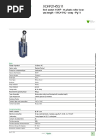 XCKJ167 Limit Switch Data Sheet | PDF | Technology & Engineering