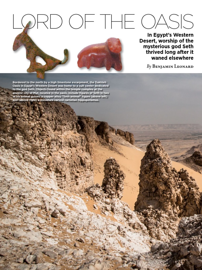 1 Worship of Seth, Lord-of-the-Oasis | PDF | Ancient Egypt | Isis