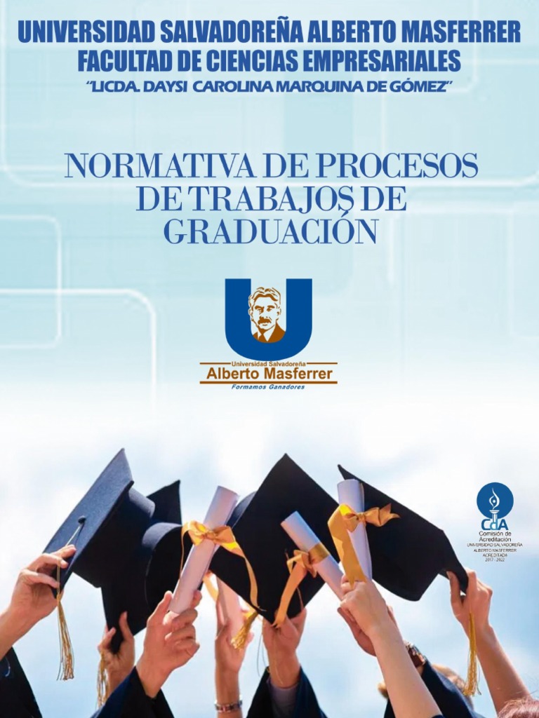 Normativa de Procesos de Trabajos de Graduación 2020 | PDF | Muestreo ...