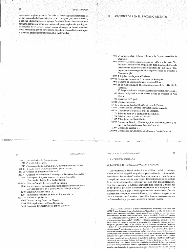 Jaspert - Las Cruzadas | PDF