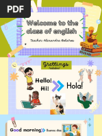 Spanish Class Worksheet - Greetings | PDF