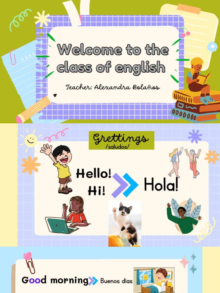 Class 1 - Grettings | PDF