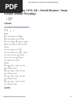 Worthy of It All LYRICS | PDF