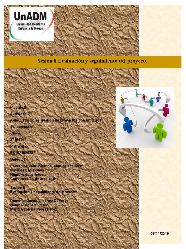 AGPC - U3 - S8 - A2 - MGPP (Evaluación de La Formulació y Ejecución de ...