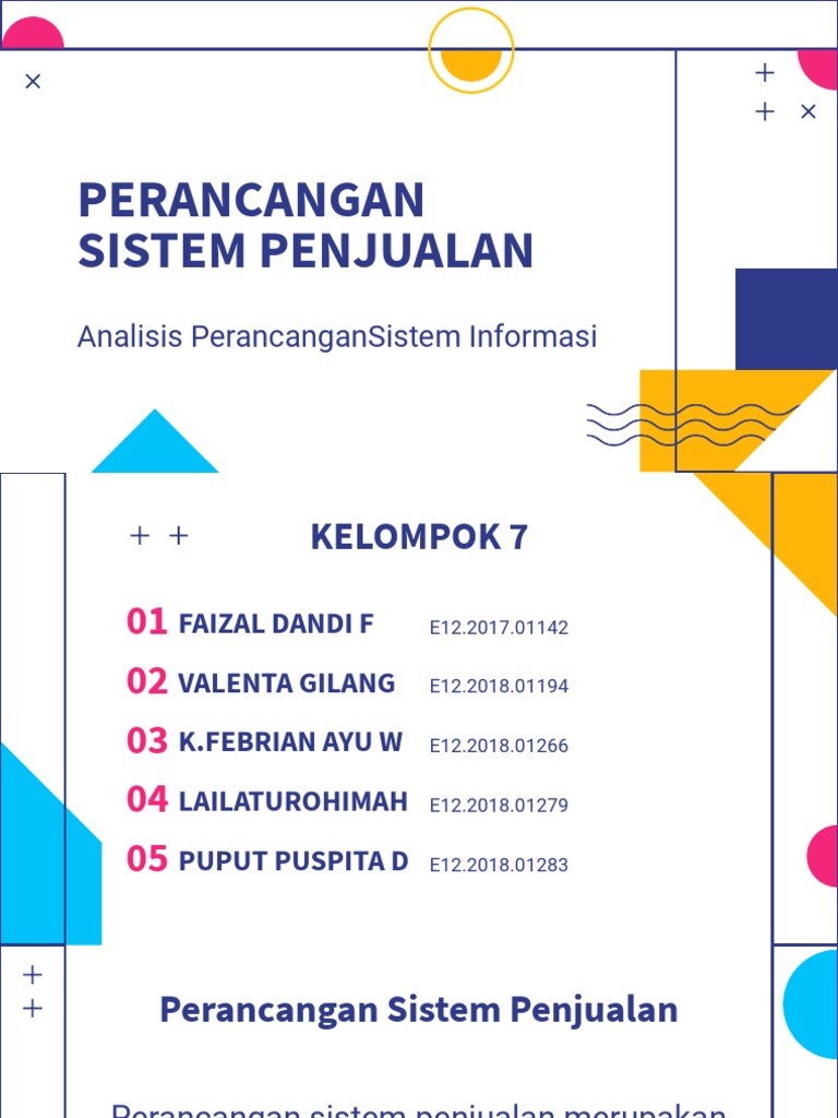 Sistem Informasi Penjualan PPT KLP 7 | PDF