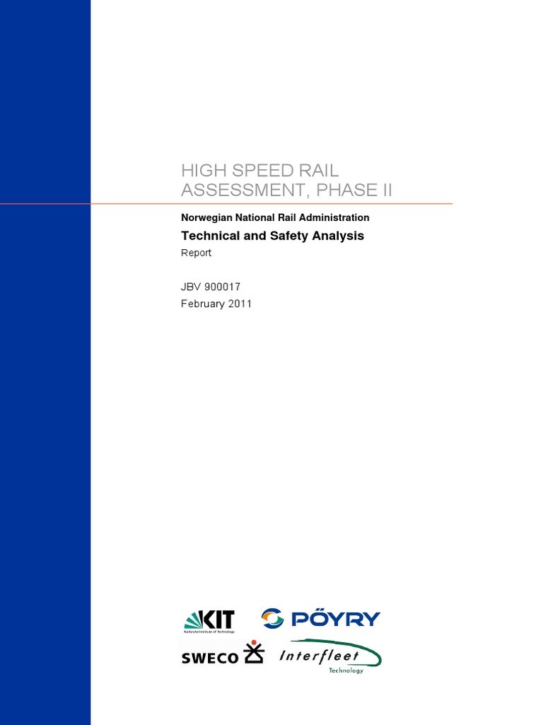 High Speed Rail Assessment, Phase II | PDF | Risk | High Speed Rail