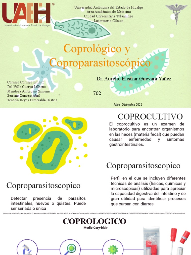 Laboratorio Coprologico | PDF | Heces | Diarrea