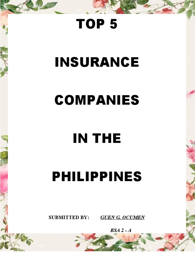 Insurance Companies | PDF | Financial Services | Insurance